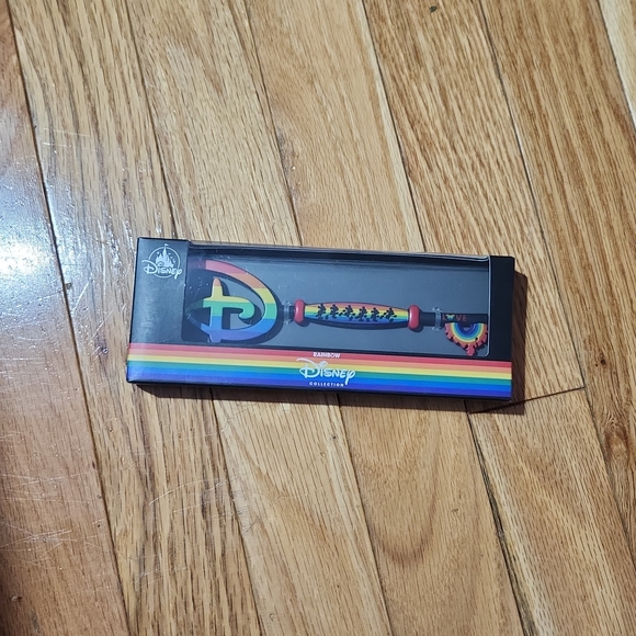 Disney | Art | Disney Multicolor Rainbow Pride Collectible Key | Poshmark